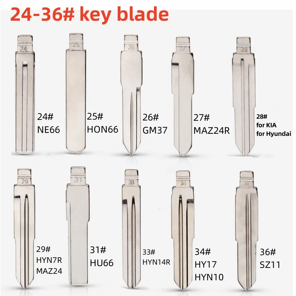 10pcs-NE66-HON66-GM37-MAZ24R-HYN7R-HU66-HY17-SZ11-Car-key-Blank-Remote ...