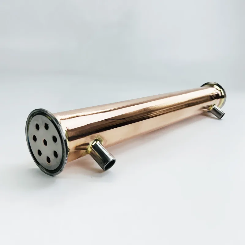 2-51mm-OD64mm-Copper-Distiller-Condenser-Reflux-Dephlegmator-With-1-4 ...
