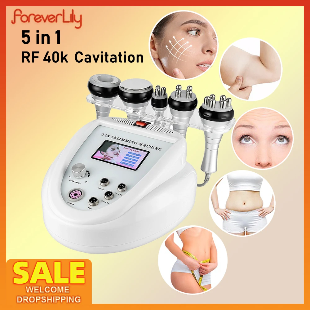40k Ultrasonic Cavitation Body Slimming Shaping Machine Fat Burner ...