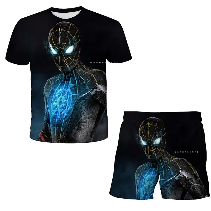 Spider mαn Tracksuit Boys Girls Clothing Set New Summer Casual Short ...