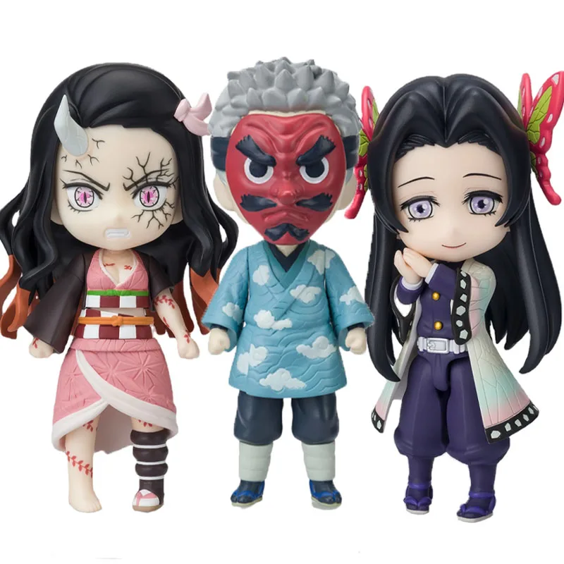 Bandai Genuine Figuarts Mini Demon Slayer Kamado Nezuko Kochou Kanae ...