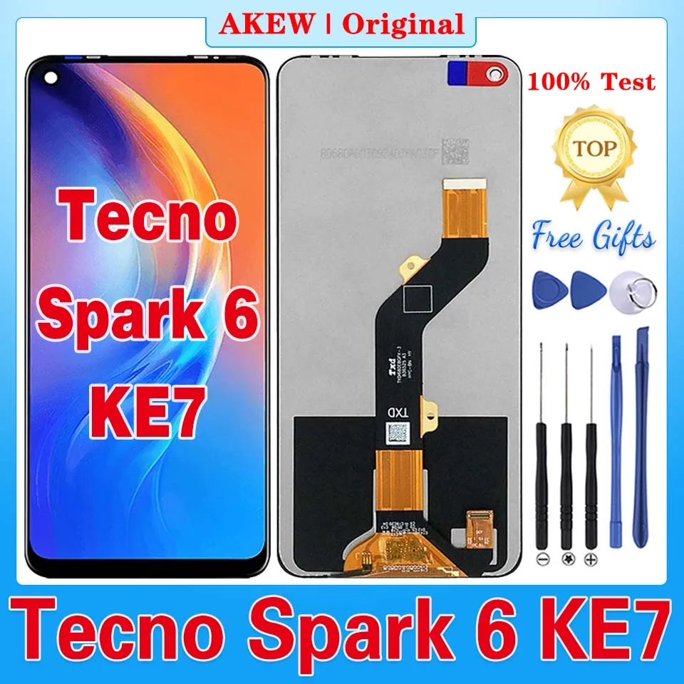6-8-Original-For-Tecno-Spark-6-KE7-LCD-Display-Touch-Display-New-Spark6 ...