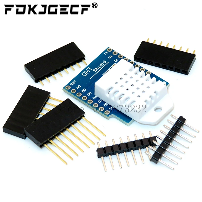 DHT22-Pro-Shield-for-WEMOS-D1-mini-DHT22-Single-bus-digital-temperature ...