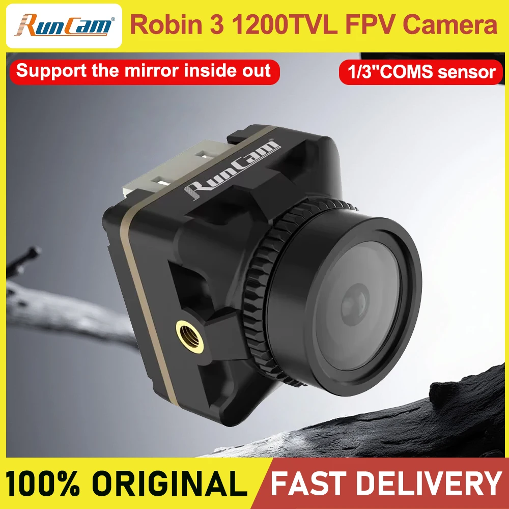 RunCam Robin 3 1200TVL FPV Camera DC 5-23V Screen Ratio 4:3 5.3g 19*19 ...