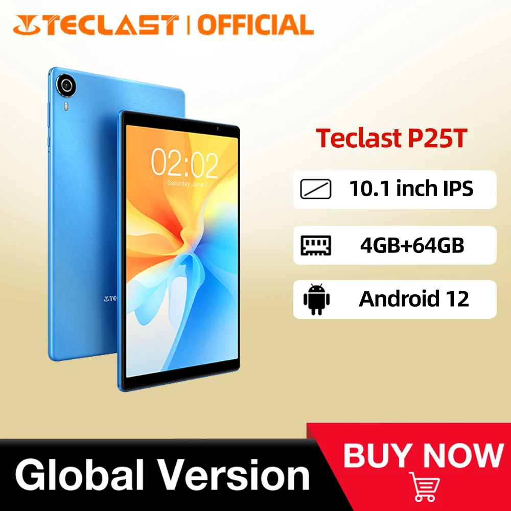 World-Premiere-Teclast-P25T-Android-12-Tablet-10-1inch-IPS-3GB-RAM-64GB ...