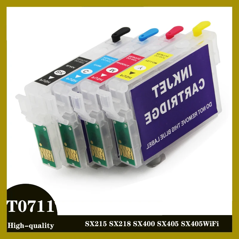 71-T0711-T0714-Refillable-ink-cartridge-for-EPSON-Stylus-SX215-SX218-SX400-SX405-SX405WiFi-SX410 ...