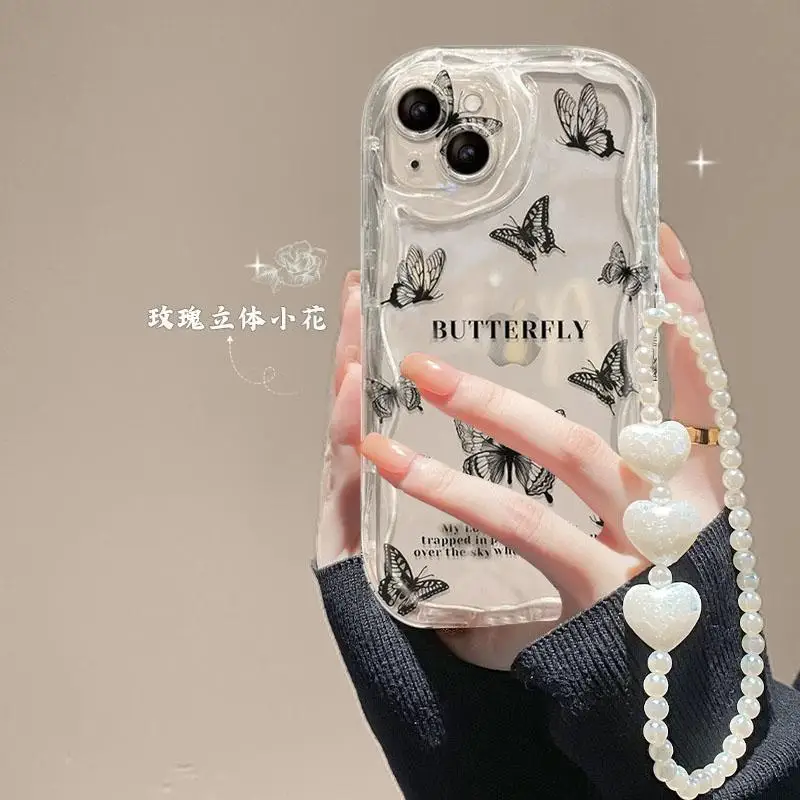 Floral Bracket Chain Cover with 3D Design for Samsung A34 5G (S13481)
