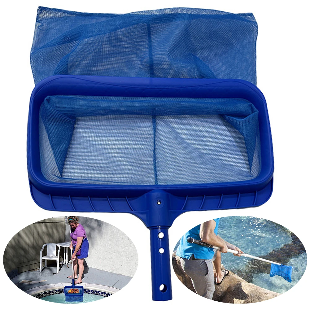 Pool-Skimmer-Net-Large-Capacity-Thickened-Frame-Pool-Leaf-Net-Swimming ...