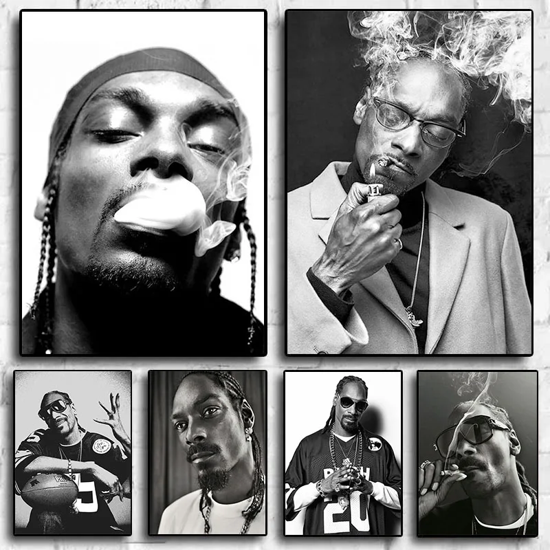 Gangster-Rap-Music-Singer-Canvas-Painting-Snoop-Dogg-Hip-Hop-Rapper ...