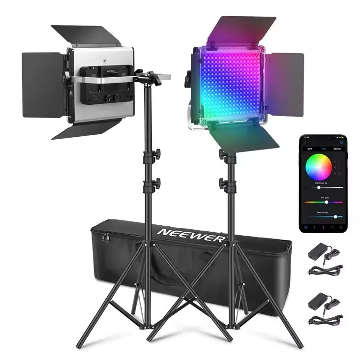 NEEWER 660 PRO II Upgraded RGB LED Video Light|Creative Special Scenes ...