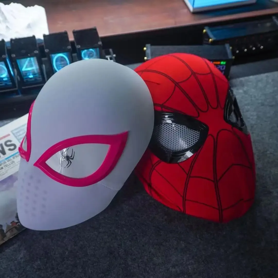 Marvel-Spiderman-Headgear-Mask-Cosplay-Moving-Eyes-Electronic-Mask ...
