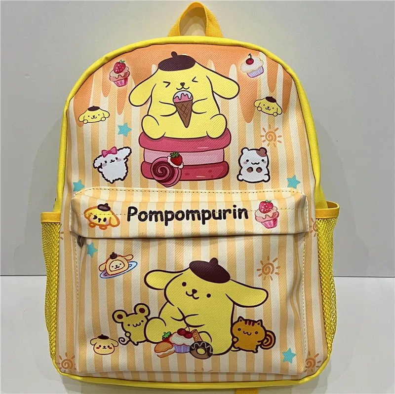 Sanrio Cartoon Pompom Purin Kawaii Waterproof Backpack - KawaiiMerch.com