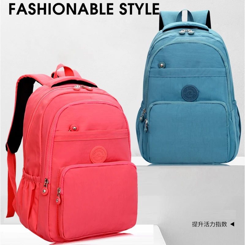 Fashion-Women-Backpack-Simple-Design-School-Bag-for-Girls-Large ...