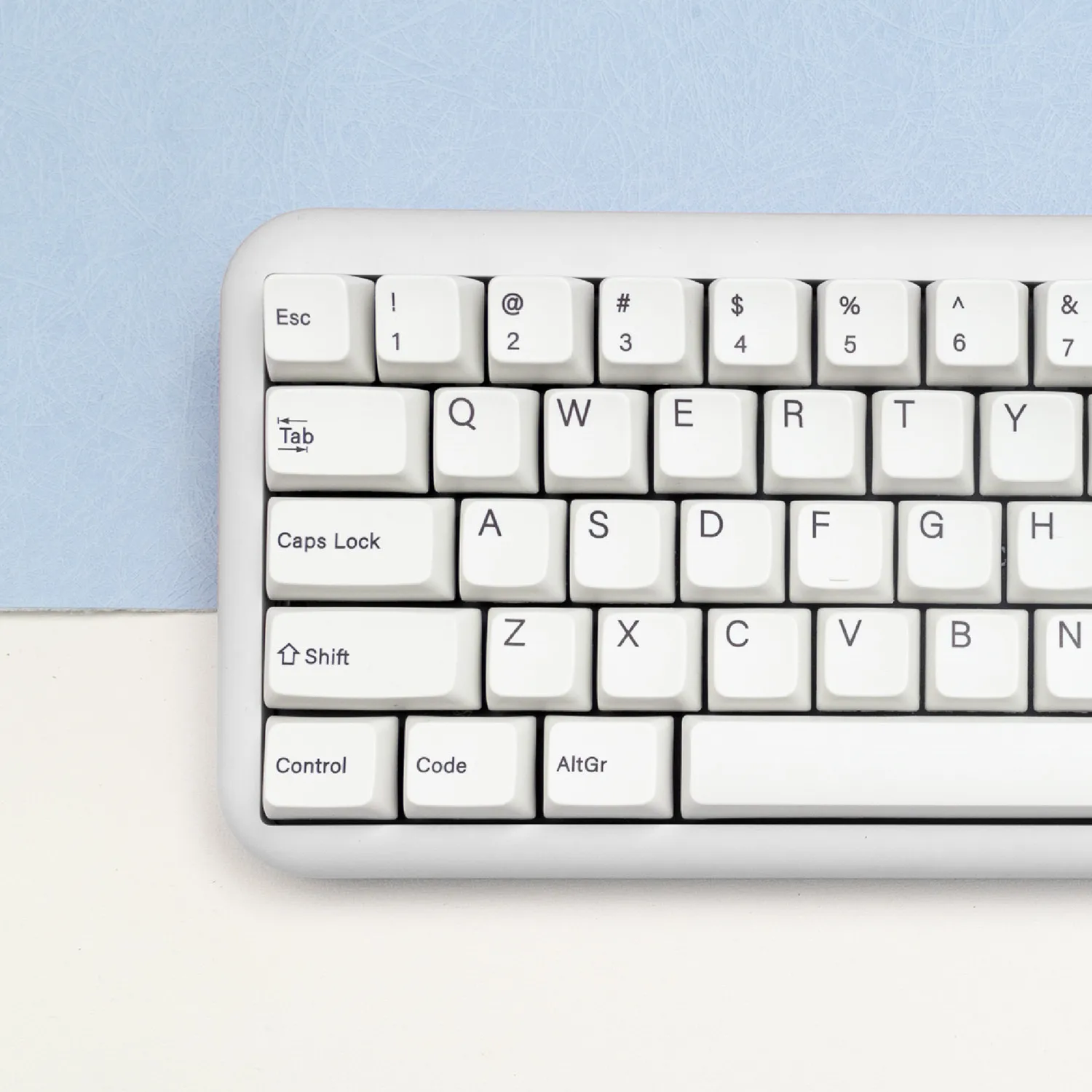 126-Keys-PBT-Minimalist-White-Keycaps-MDA-Profiles-Dye-Sublimation ...