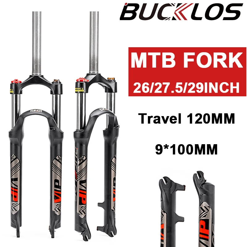 BUCKLOS-Air-Suspension-29-MTB-Fork-26-27-5-29-9-100mm-Bicycle-Fork ...