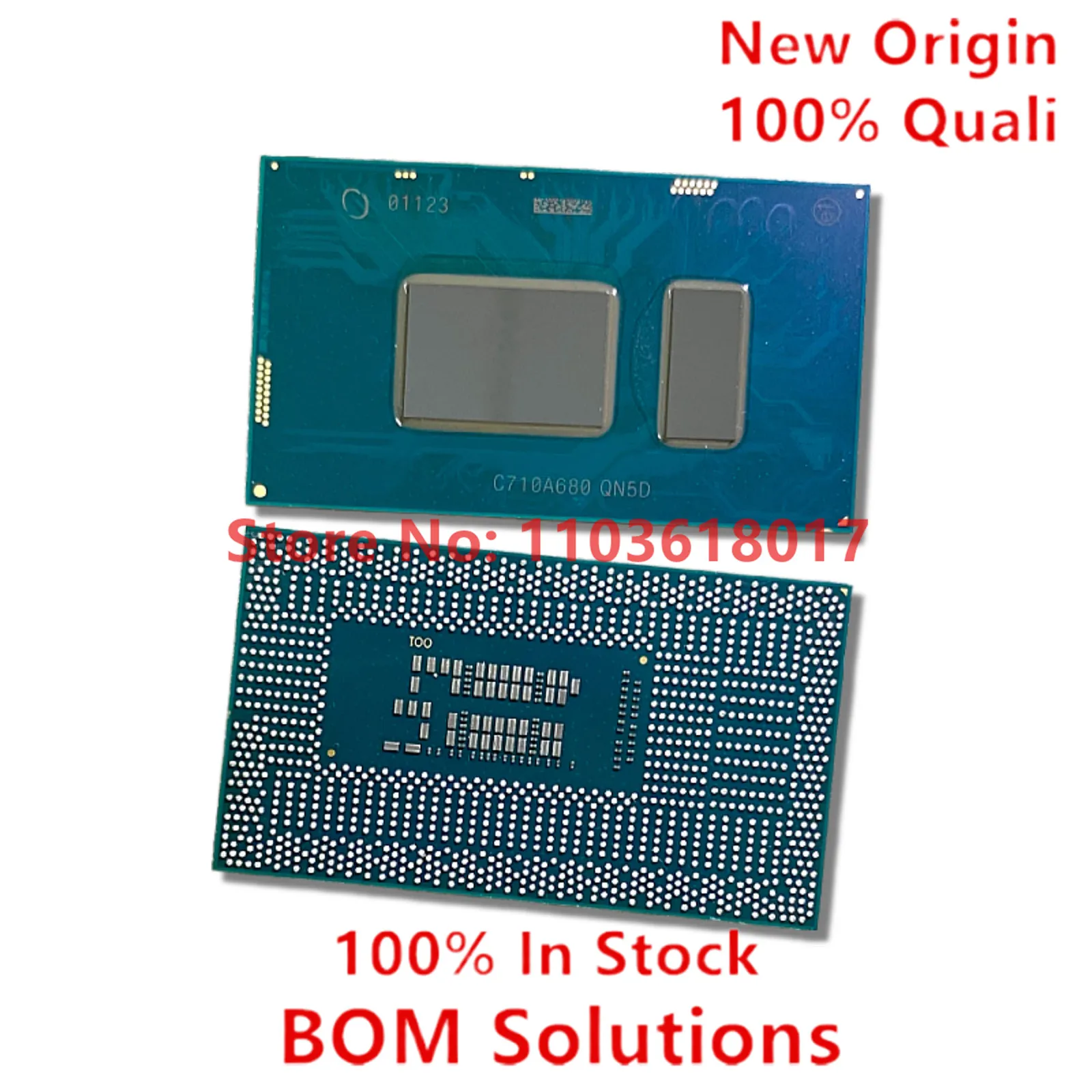 100-New-QN5C-i7-8550U-8th-Gen-graphics-chip-GPU-BGA-Chipset-with-ball ...