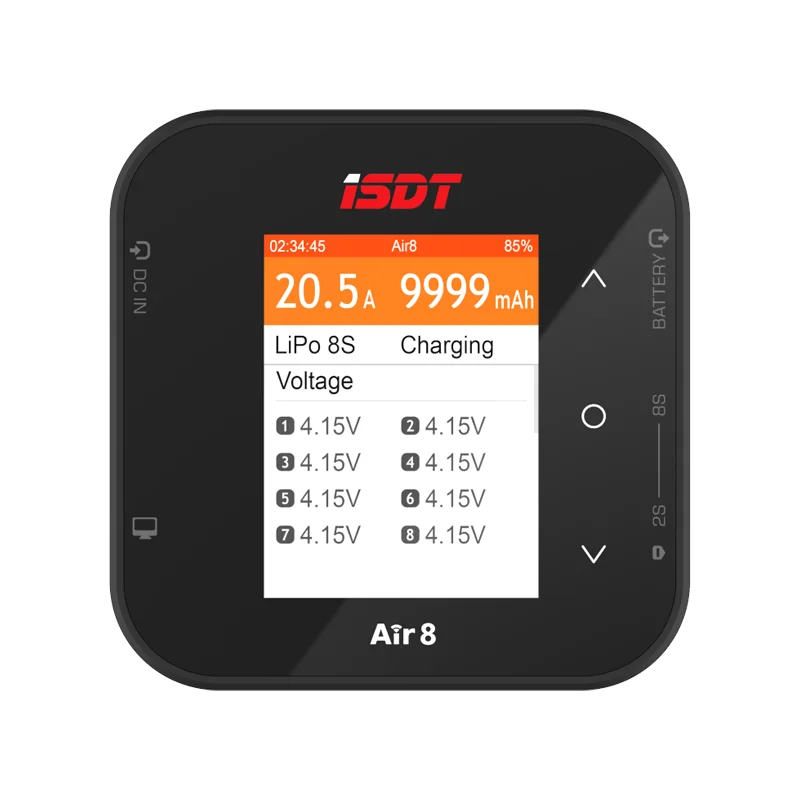 Isdt Air 8 Smart Charger Support New Battair Smart Battery/app Connection/support 1-8s Battery ...