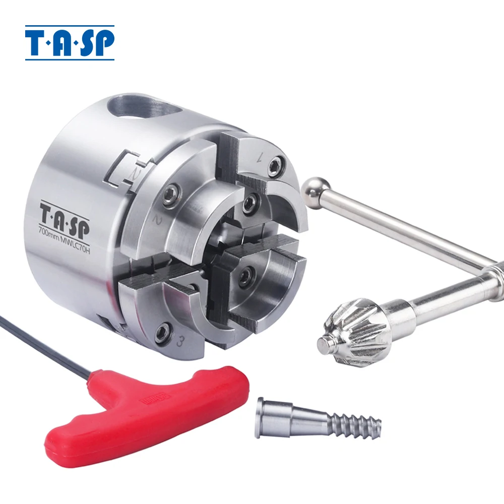 Mandrino Scroll per tornio in legno TASP da 70mm 2.75 "con filettatura mandrino autocentrante a ...