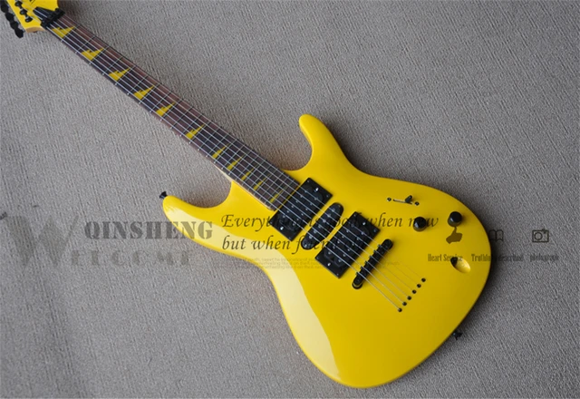 Yellow Electric Guitar Ibanez