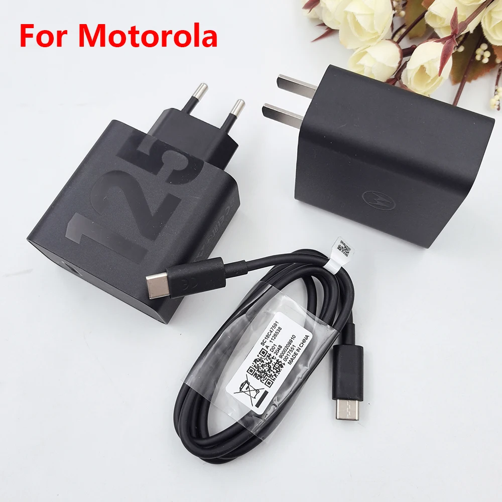 Para-Motorola-Edge-50-40-X50-Ultra-cargador-125W-USB-C-adaptador-de ...
