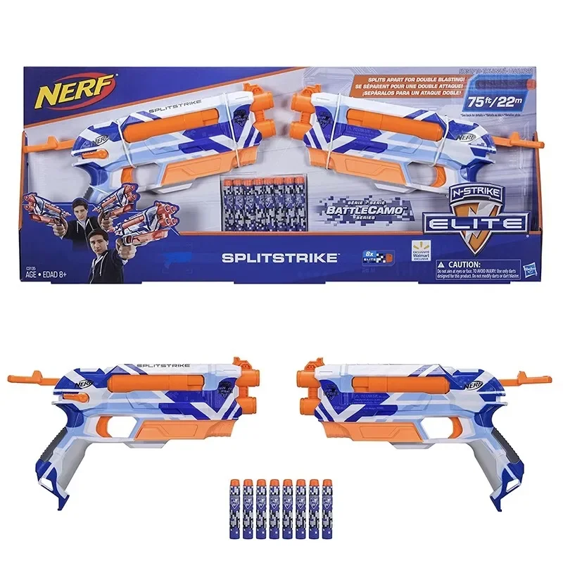 Hasbro-Heat-Nerf-Elite-Splitstrike-Elite-combinaci-n-dos-pistolas-dos ...