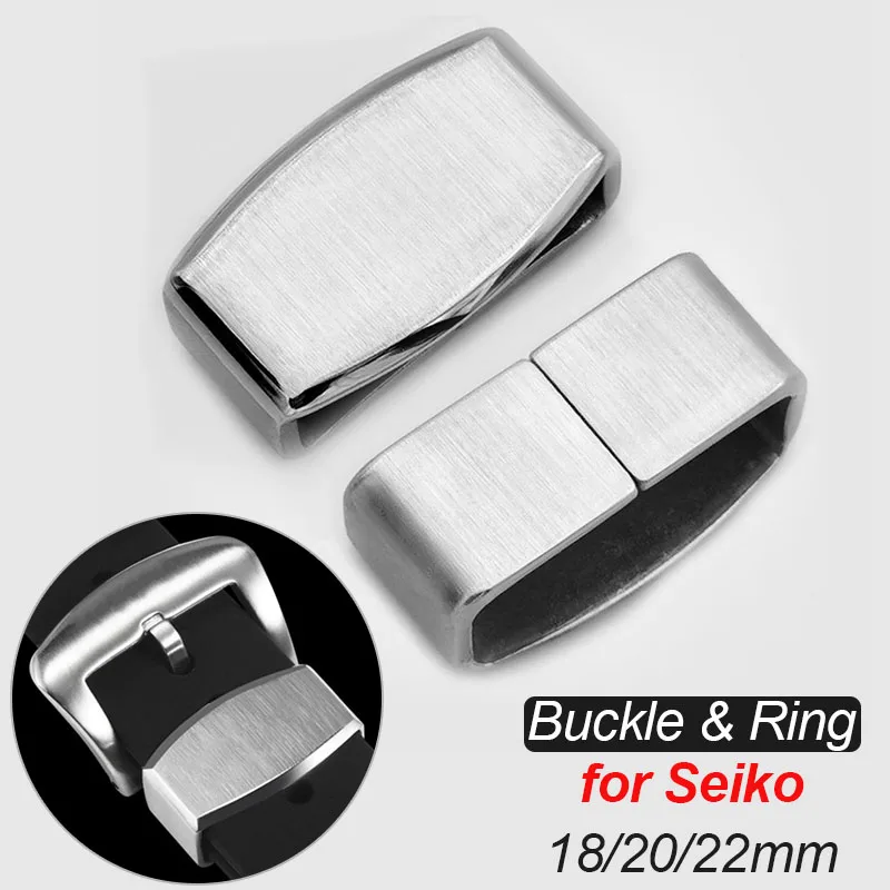 Stainless-Steel-Ring-Buckle-for-Seiko-Watch-Pin-Clasp-Locker-for-Water ...