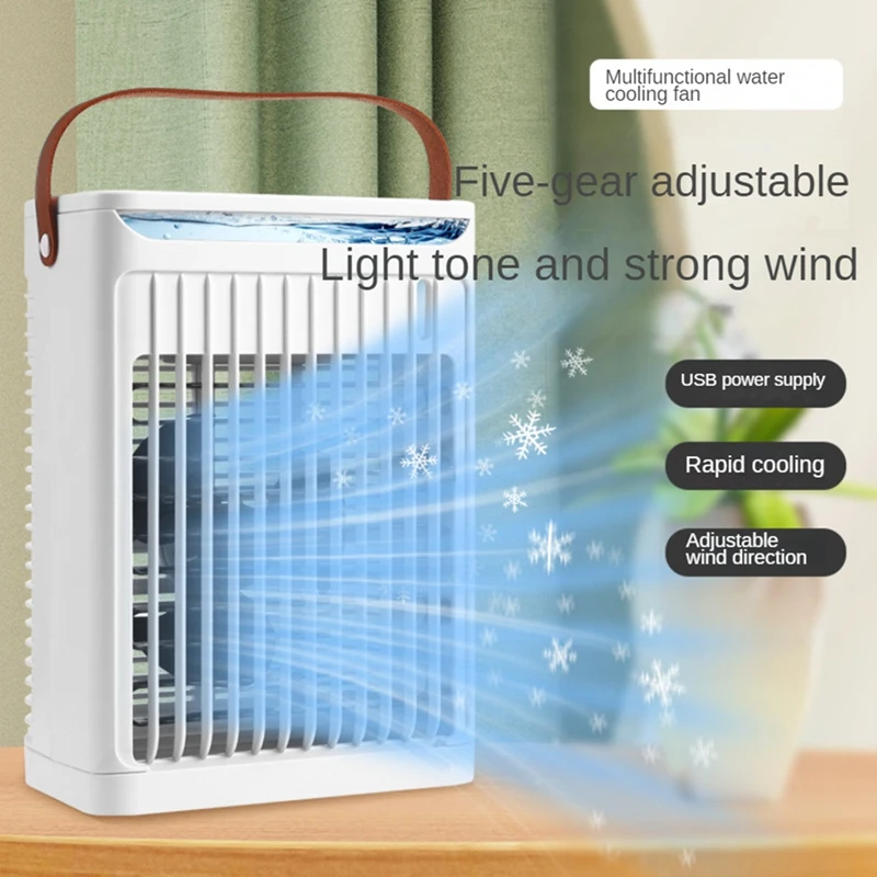 Portable-Air-Conditioners-Air-Cooler-Humidifier-With-5-Speeds-7-Color ...