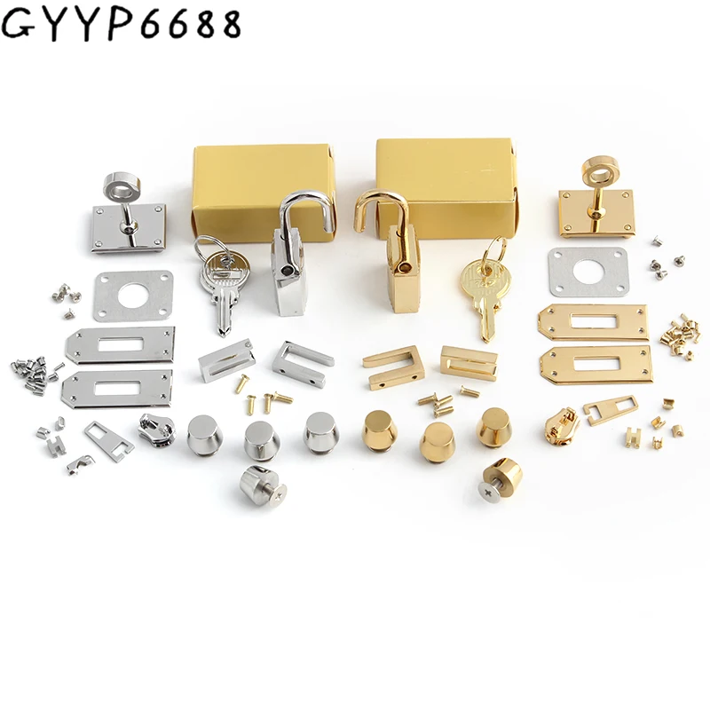 Gold-Silver-Stainless-Steel-Metal-Rectangle-Hanger-Clasp-Locks-For-DIY ...