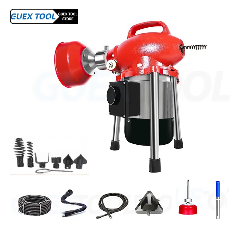 Electric-Sewer-Cleaner-Drain-Cleaner-Machine-2800w-Drain-Auger-Cleaner ...