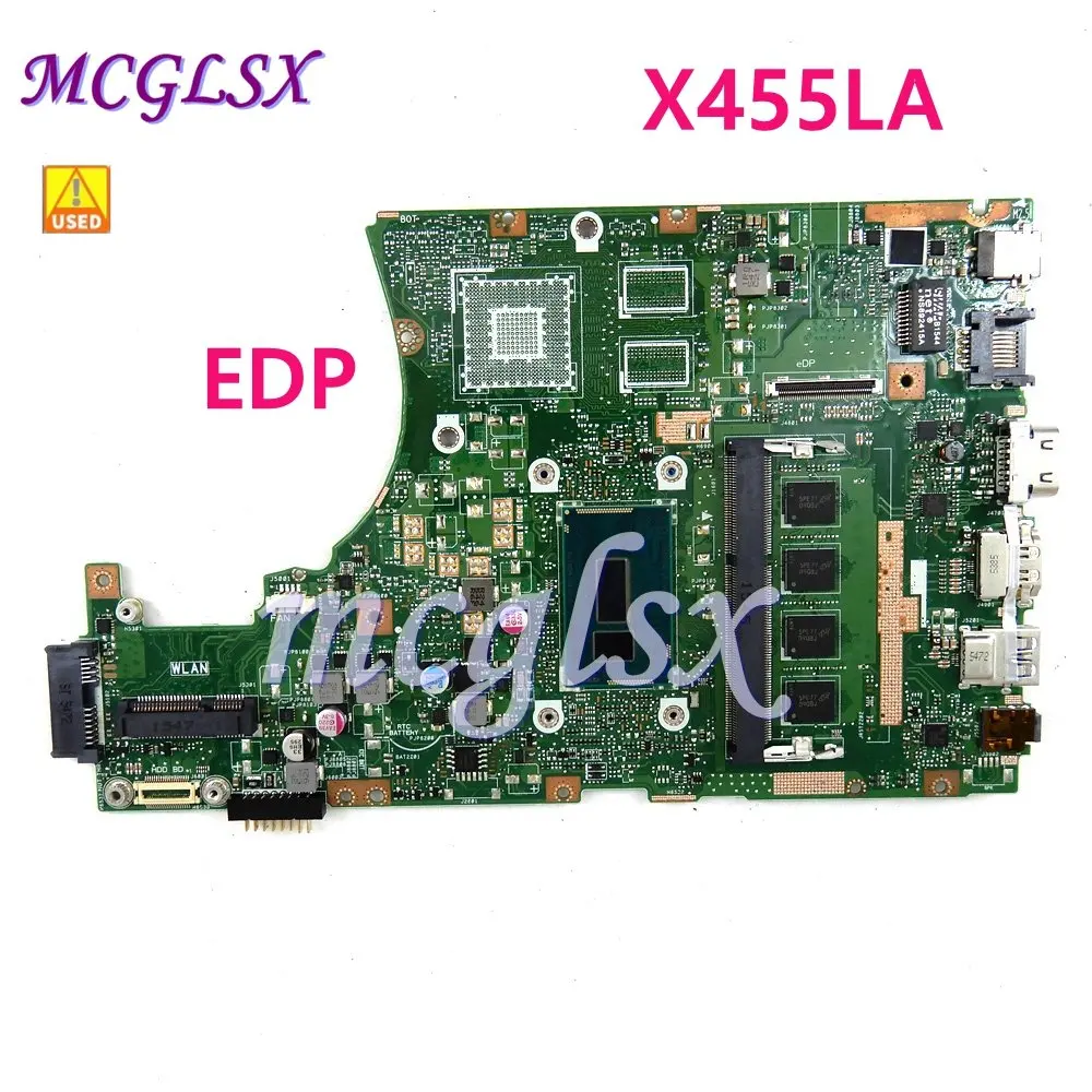 X455LA EDP 4G RAM I5/I7 CPU เมนบอร์ดสำหรับ Asus X455L X455LF X455LJ ...