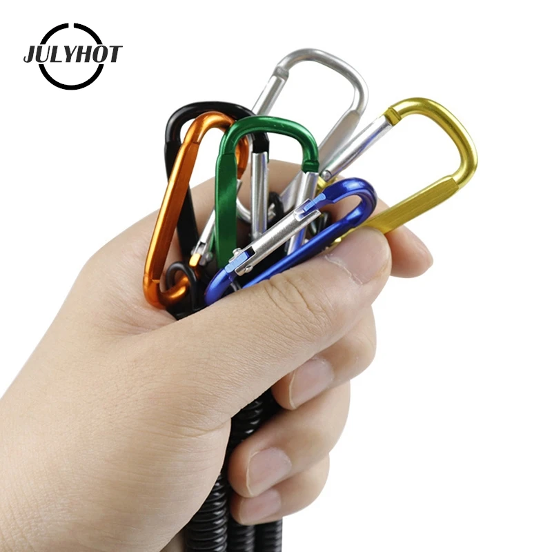 Tactical-Retractable-Spring-Elastic-Rope-Security-Gear-Tool-Hiking ...