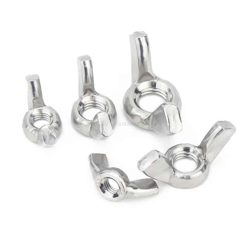 304-Stainless-Steel-Metric-Butterfly-Wing-Nuts-DIN315-M3-M4-M5-M6-M8 ...