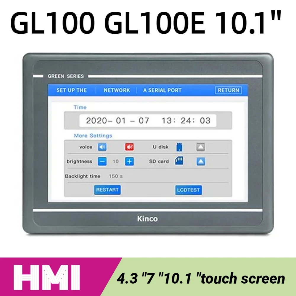 Hmi-Gl100e-Touch-Screen-10-Inches-Plc-Programmable-Logic-Controller ...