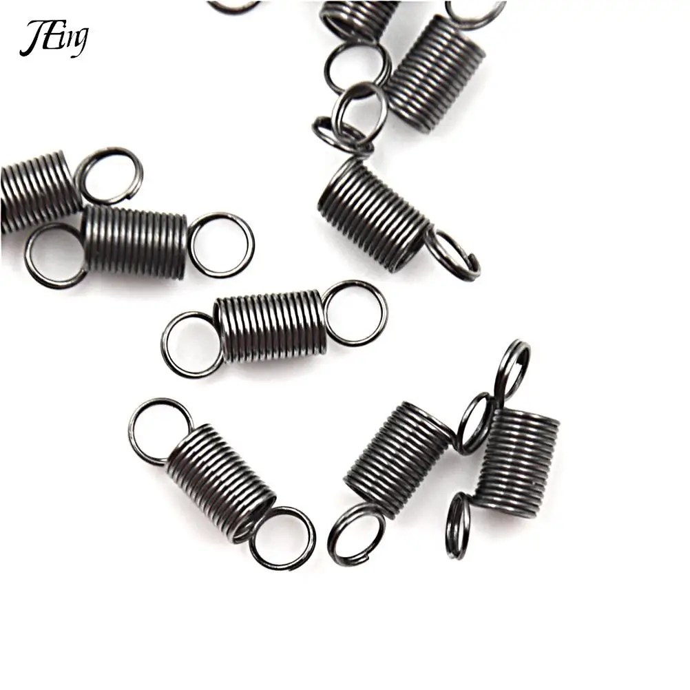 New 10PCS 15mm Stainless Steel Small Tension Spring With Hook For ...