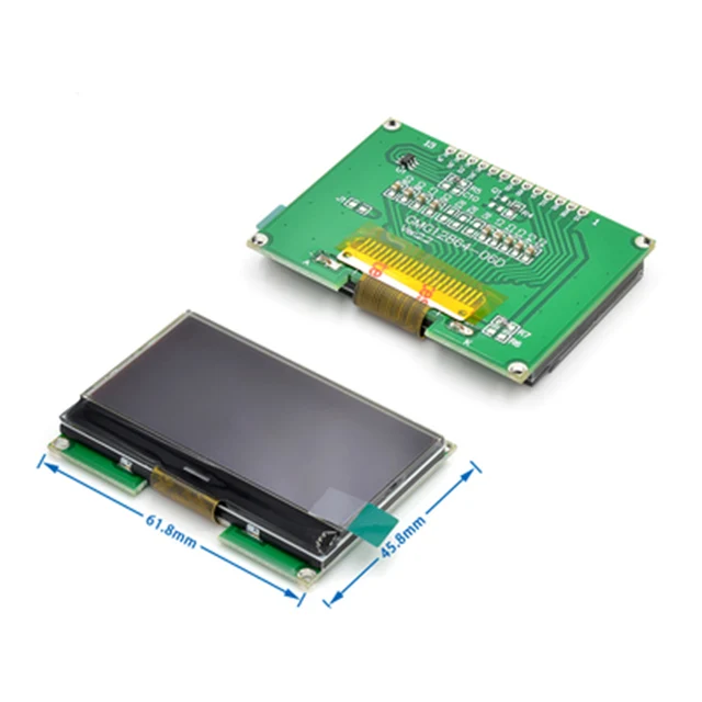 Lcd12864 12864-06D, 12864, LCD module, COG, with Chinese font, dot ...