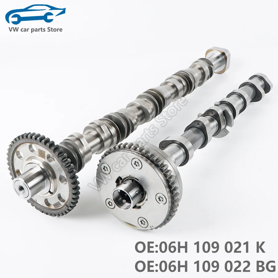 06H109021K motor zamanlama kontrolü emme egzoz eksantrik mili meclisi ...