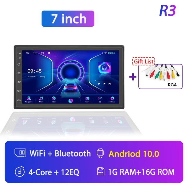 2 Din Android 11 Auto Carplay Car Radio Multimedia Player Universal ...