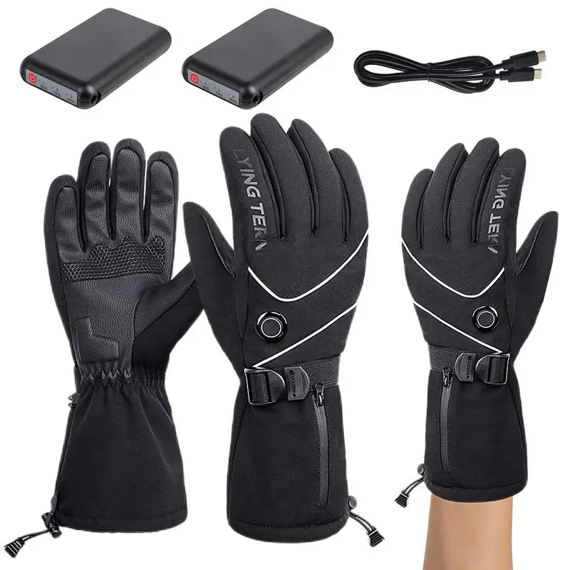 Touch-Screen-Heating-Gloves-Electric-Heated-Gloves-5V-4000mAh-Battery ...