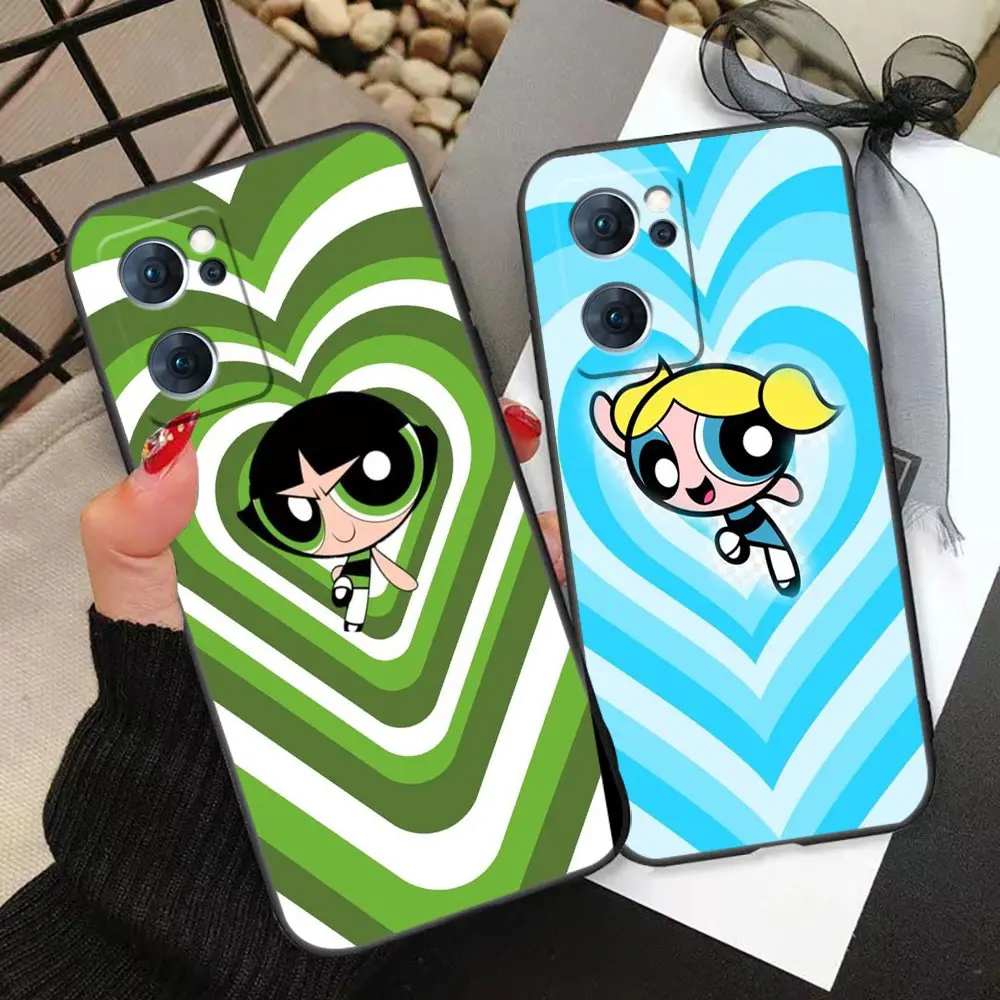 Cartoon-P-Powerpuff-Girls-PPG-Cover-Phone-Case-Funda-Coque-For-OPPO ...