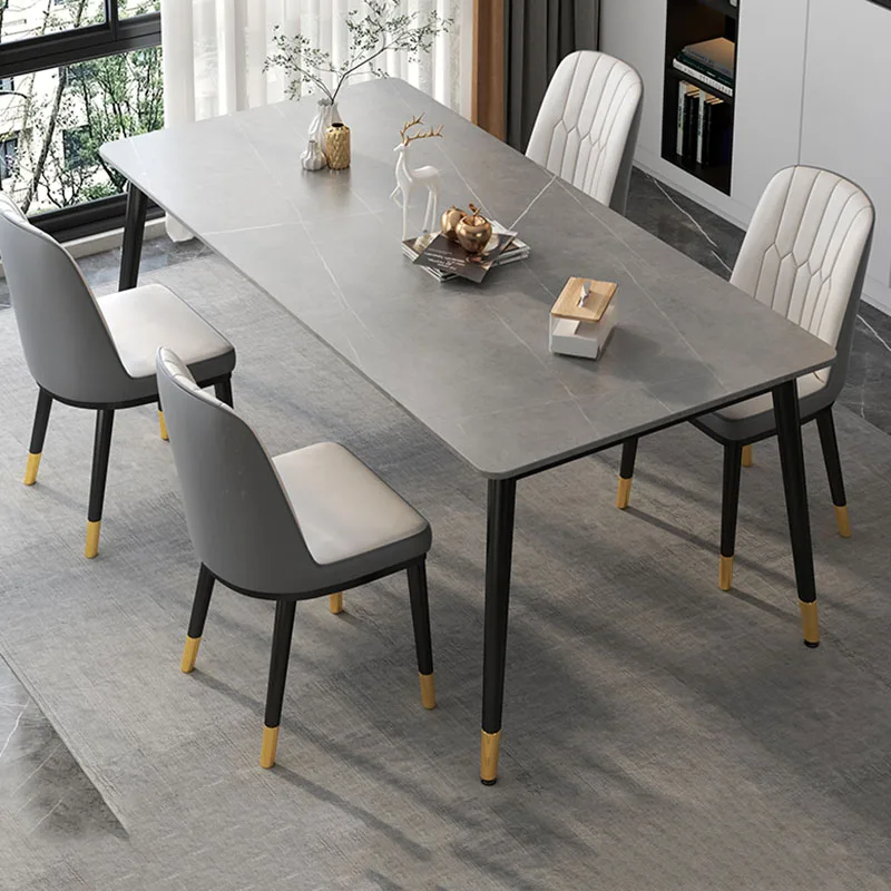 Luxury-Rectangle-Dining-Table-Chaire-Nordic-Corner-Centerpiece-Dining ...