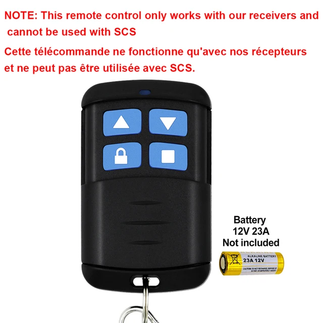 Scs Sentinel Control Gate Garage Ajtó Vevő 12V 24V 2Ch 433Mhz ...