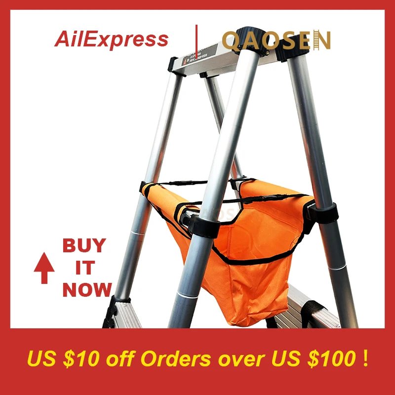 1pcs-Tool-Bag-Telescopic-Household-Step-Folding-Extension-Ladder-Stair ...