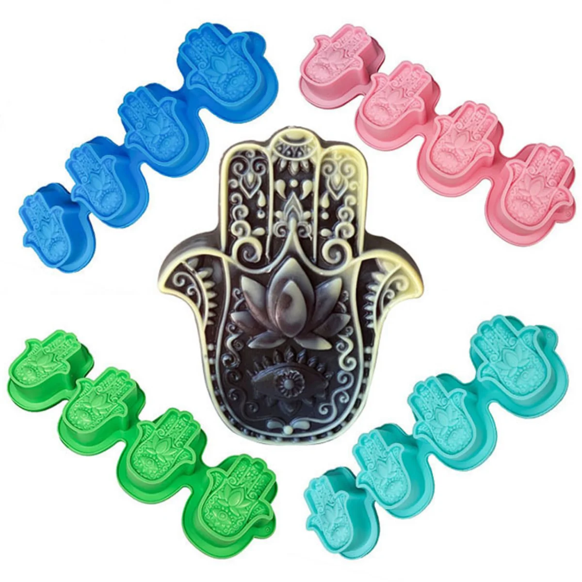 Lotus-Buddha-s-hand-Silicone-Soap-Mold-God-Eye-Human-Hand-Candle-Resin ...