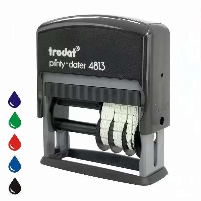 Custom Stamps Self Inking Trodat Printy 4750 Date Stamp INVOICED Self ...