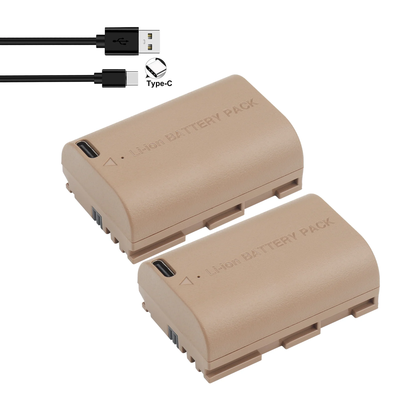 NEW-LP-E6NH-LPE6NH-LP-E6-LP-E6-Battery-3200mAh-with-Type-C-Input-for ...