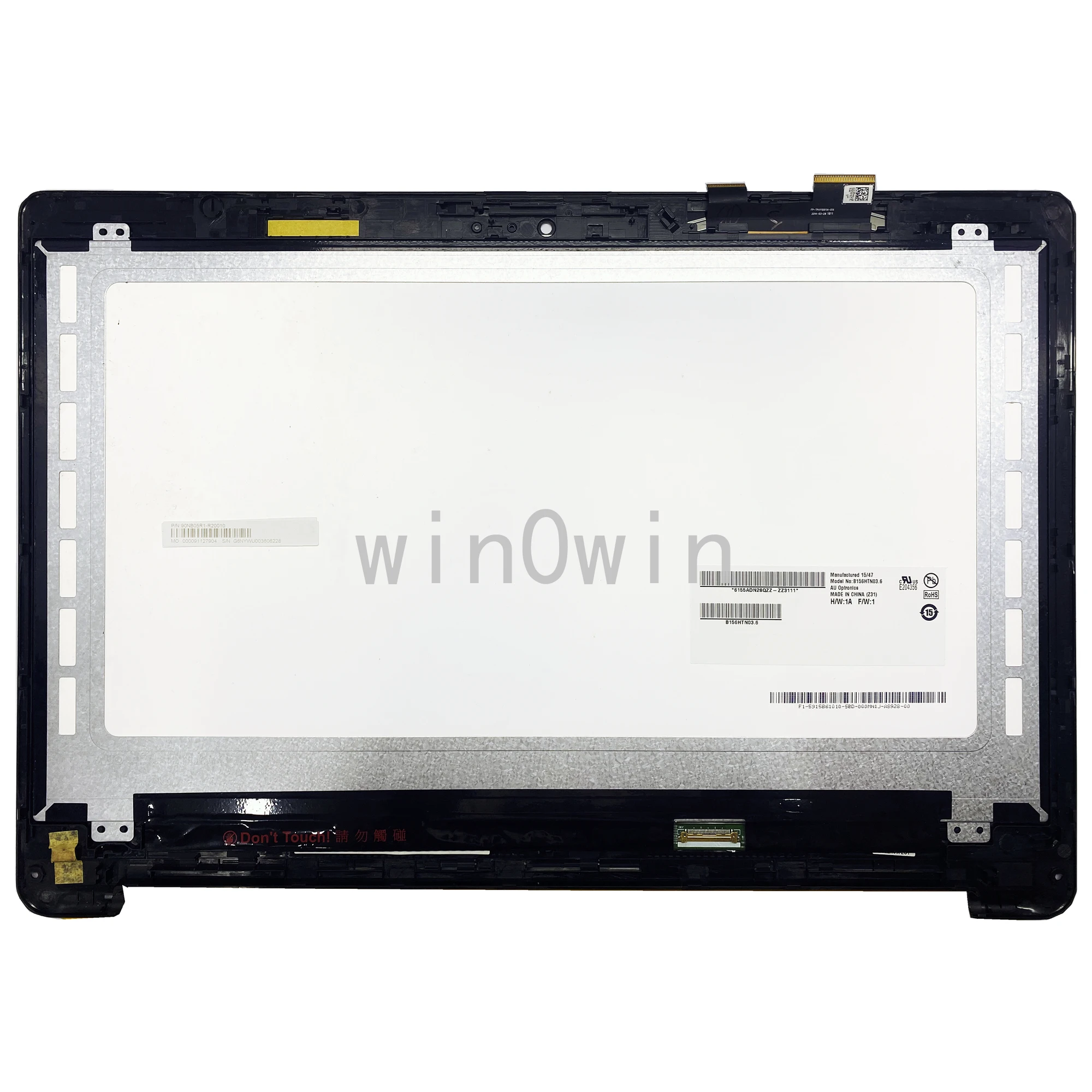 B156htn03.6 15.6" Lcd Screen Touch Display Assembly For Asus ...