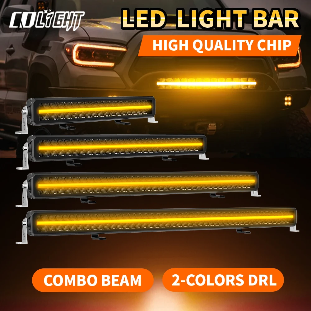 CO LIGHT ECE R112 R10 R7 42" LED Light Bar Dual Row Flood Spot Combo ...