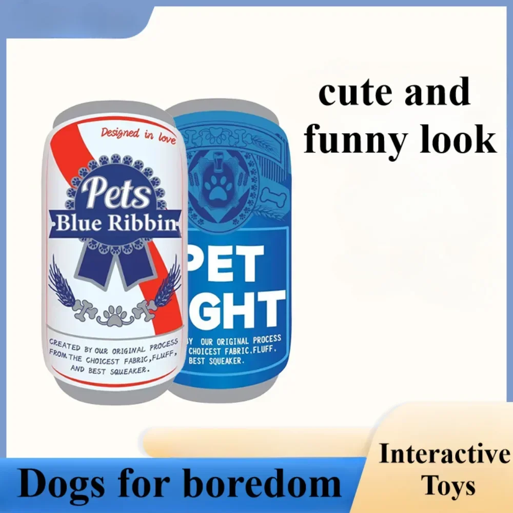 Plush-Dog-Winebottle-Chew-Sound-Soft-Beer-Bottle-Toy-Funny-Bite ...