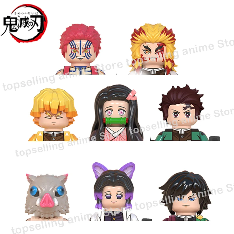 WM6116-Demon-Slayer-Building-Blocks-Mini-Action-toy-Figure-Assemble ...