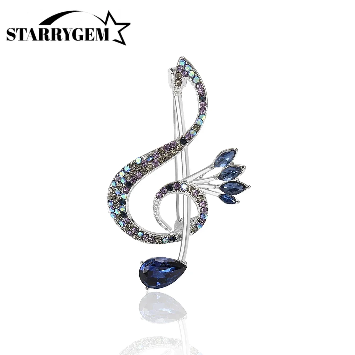 Rhinestone-Note-Brooches-for-Women-Unisex-3-color-Notes-Pins-Music ...